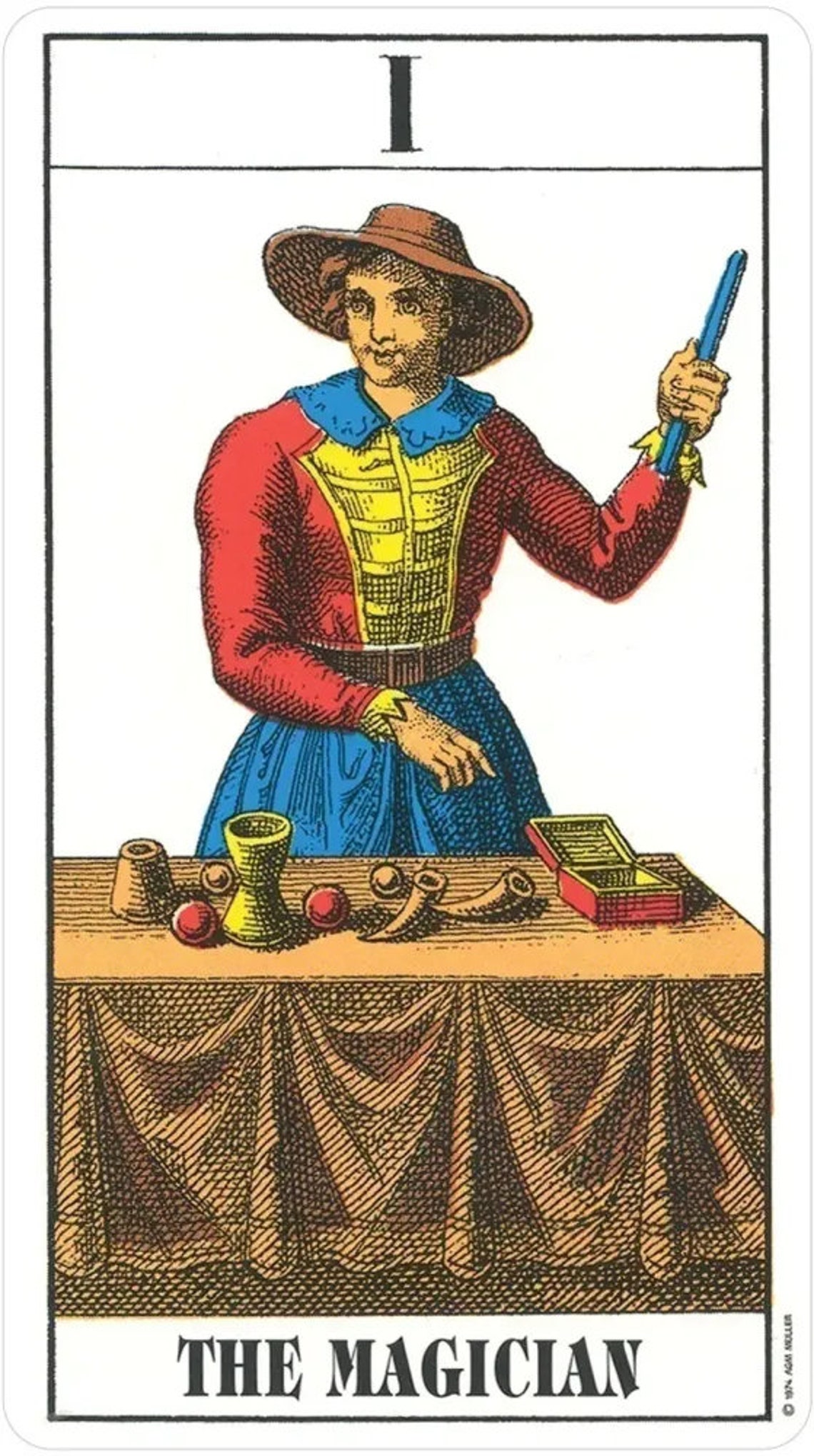 1JJ Swiss Tarot Deck Cards Set Oracle Reprinted Reproduction Card ...