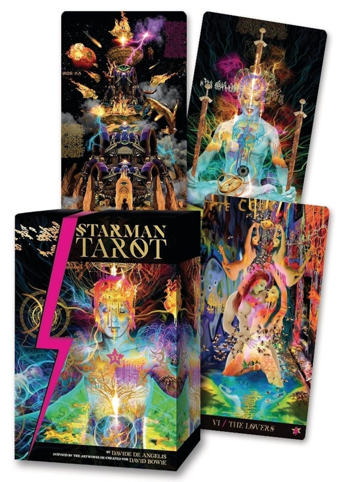 Starman Tarot Kit David Bowie Inspired Card Deck & Guidebook Set Oracle ...