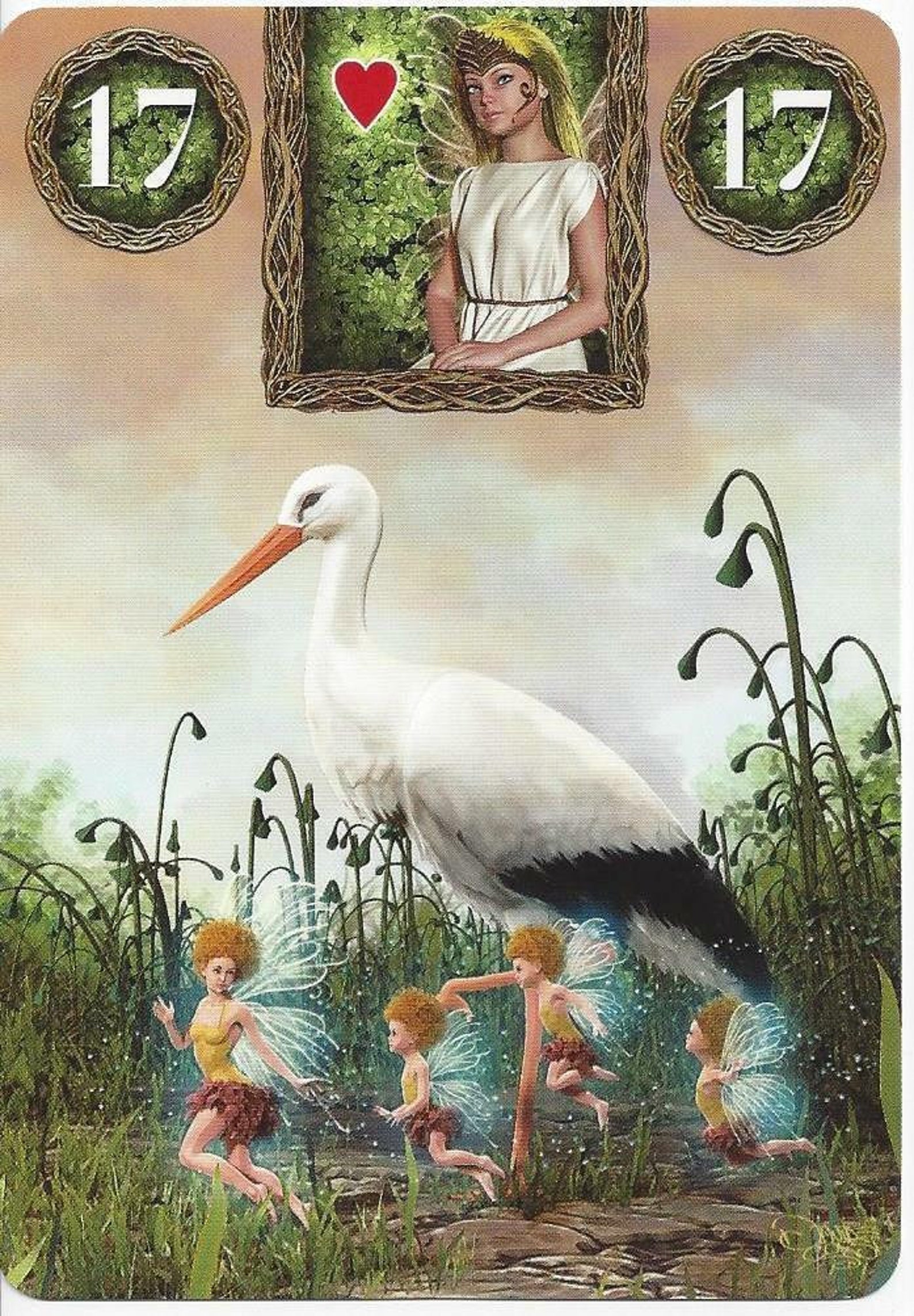 Fairy Lenormand Oracle Cards and Guidebook Set Tarot Card Deck & Book ...