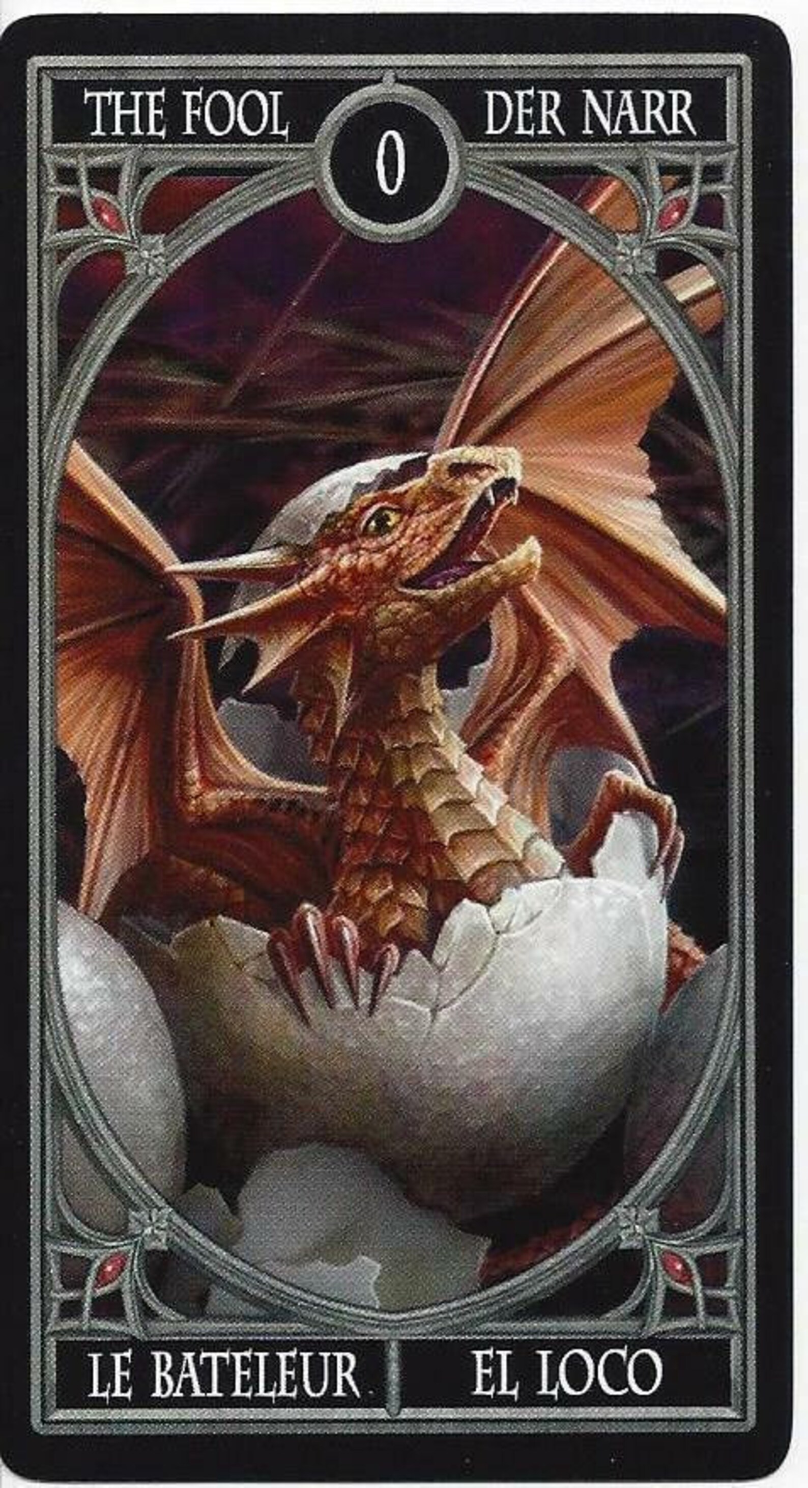 Gothic Tarot Deck Cards Set by Anne Stokes Oracle Card Booklet - Etsy