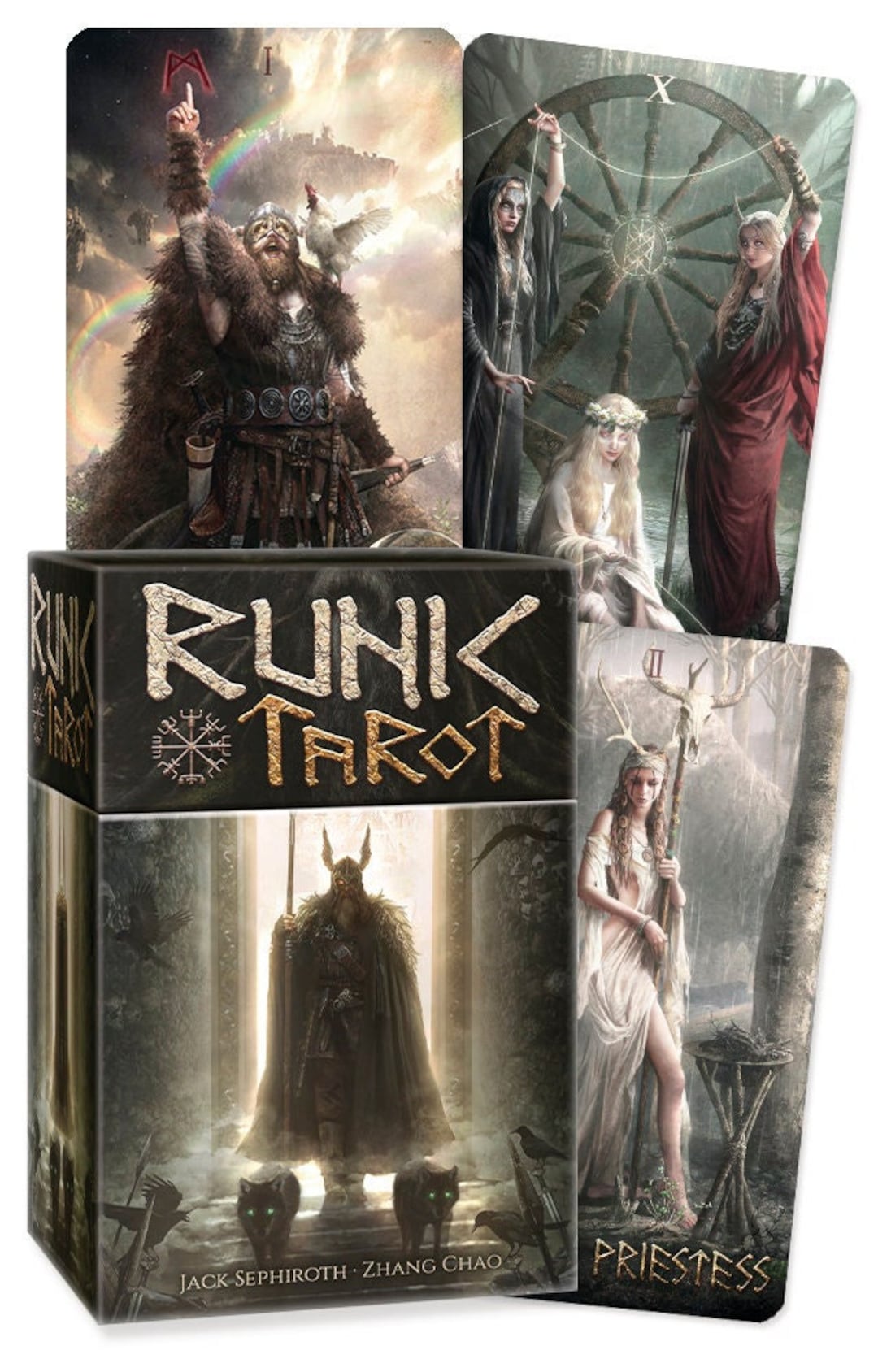 Runic Tarot Cards Runes Oracle Card Deck Book Magick Magic Witchcraft ...