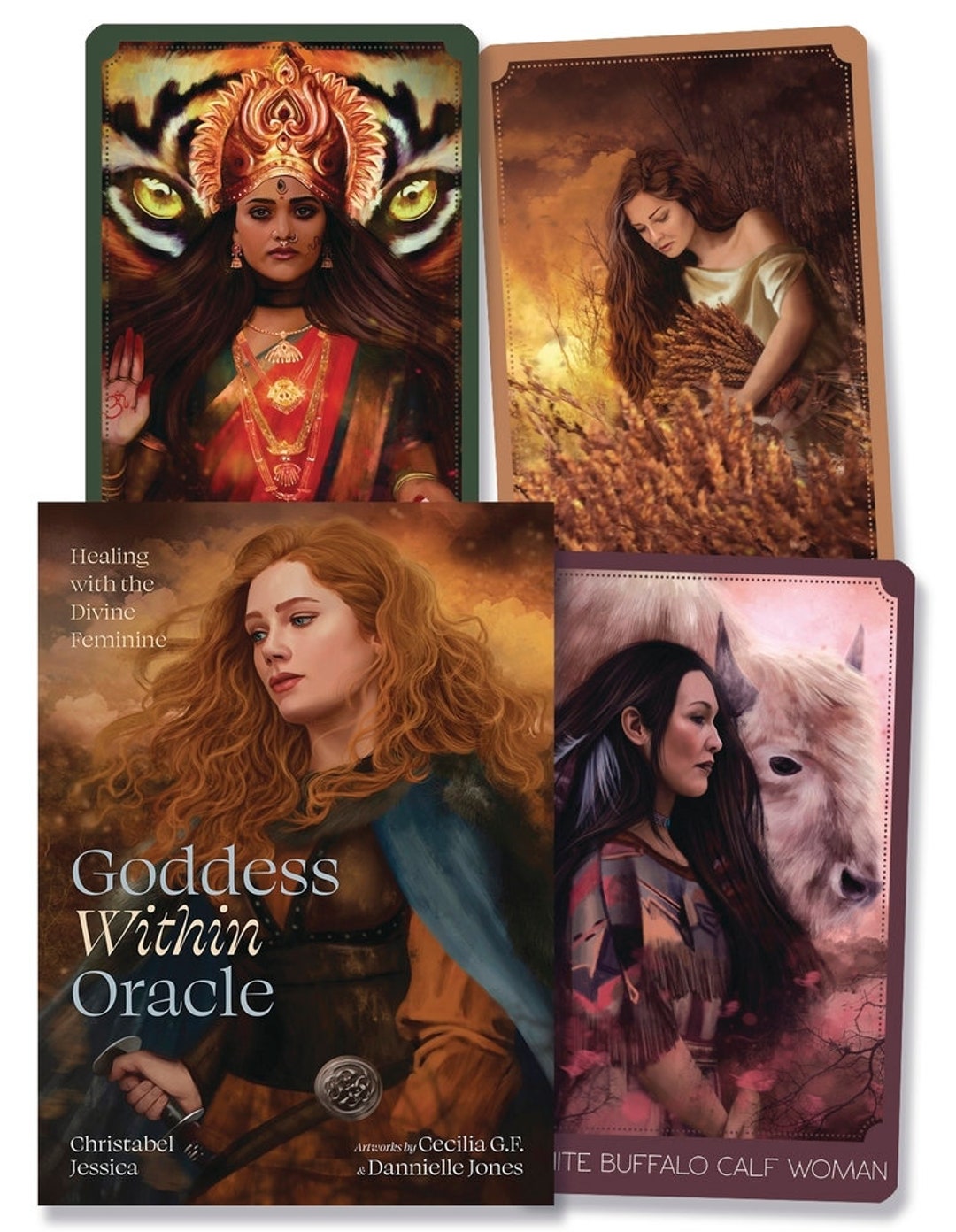 Goddess Within Oracle Kit Card Deck & Guidebook Set Tarot Cards and ...