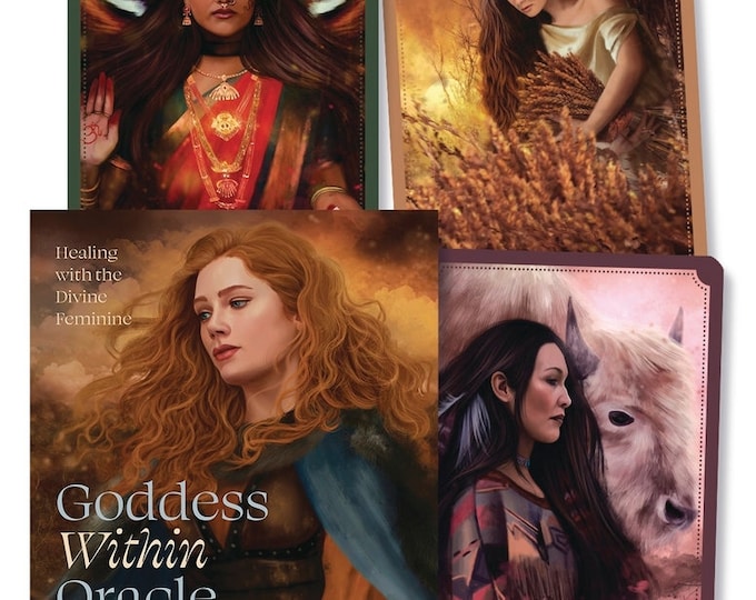 Goddess Within Oracle Kit Card Deck & Guidebook Set Tarot Cards and ...