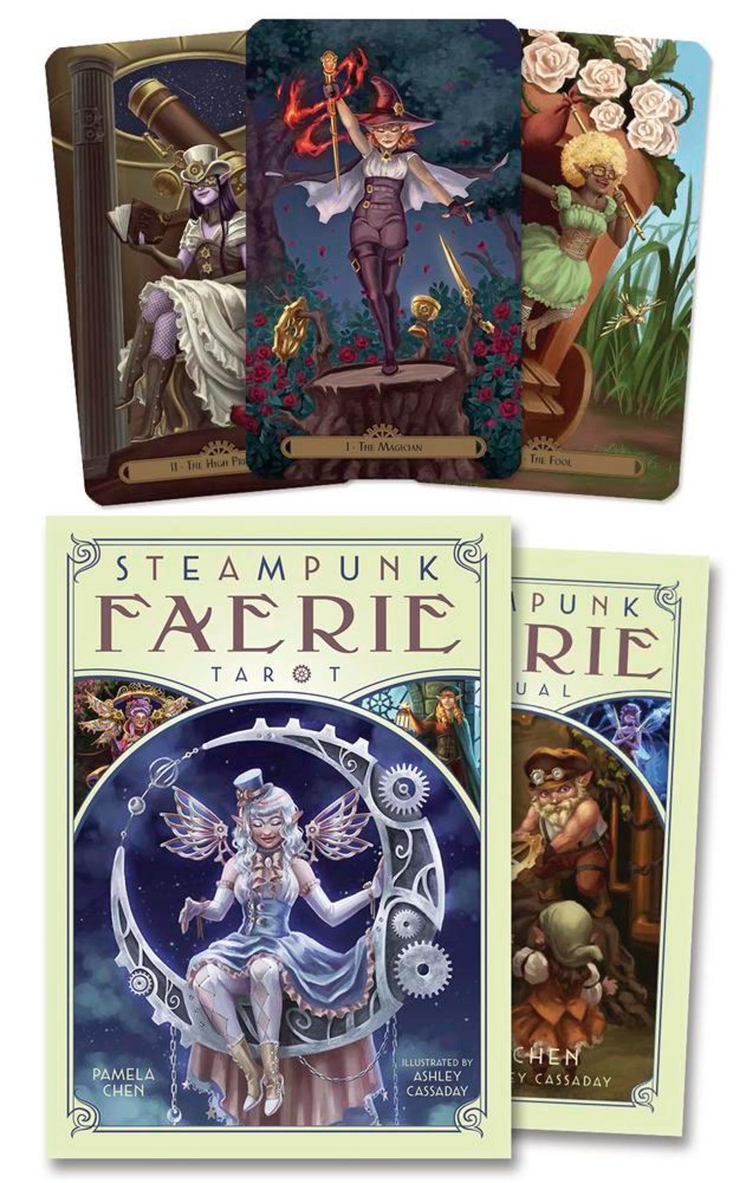 Steampunk Faerie Tarot Kit Card Deck & Guidebook Set Oracle Cards Book ...