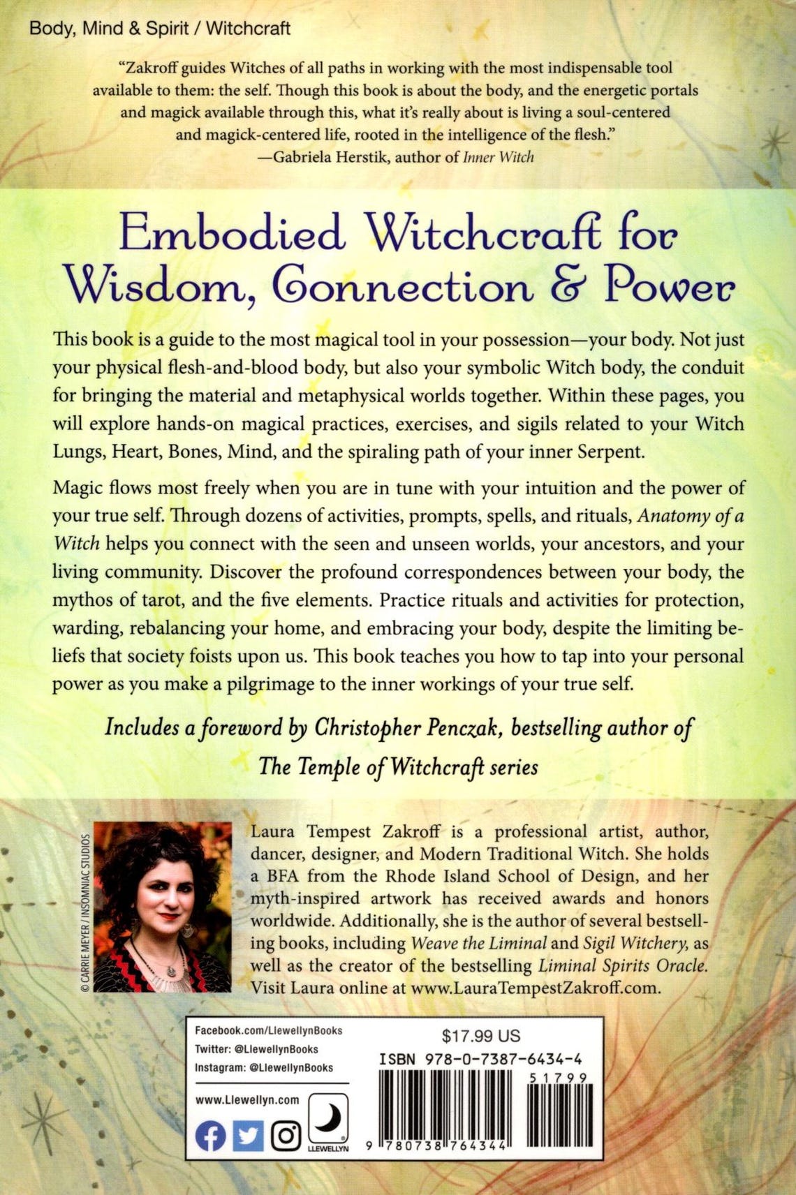 Anatomy of A Witch Book Map to the Magical Body Witchcraft Craft Magic ...