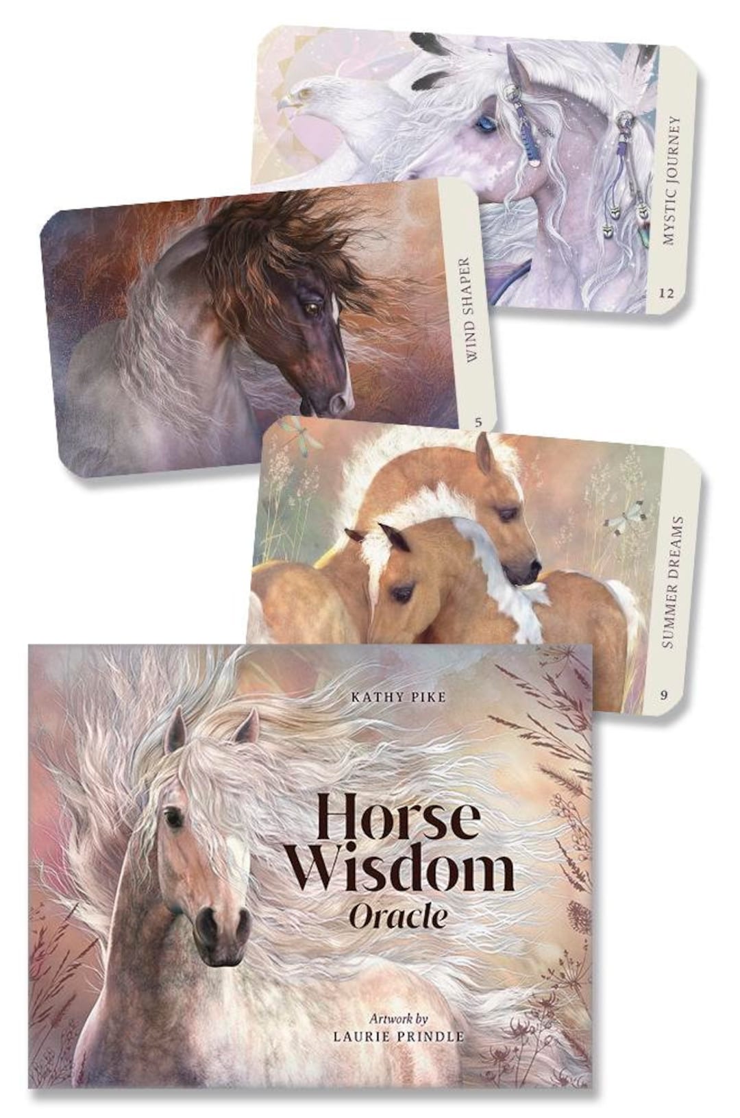 Horse Wisdom Oracle Kit Card Deck & Guidebook Set Cat Tarot Cards and ...