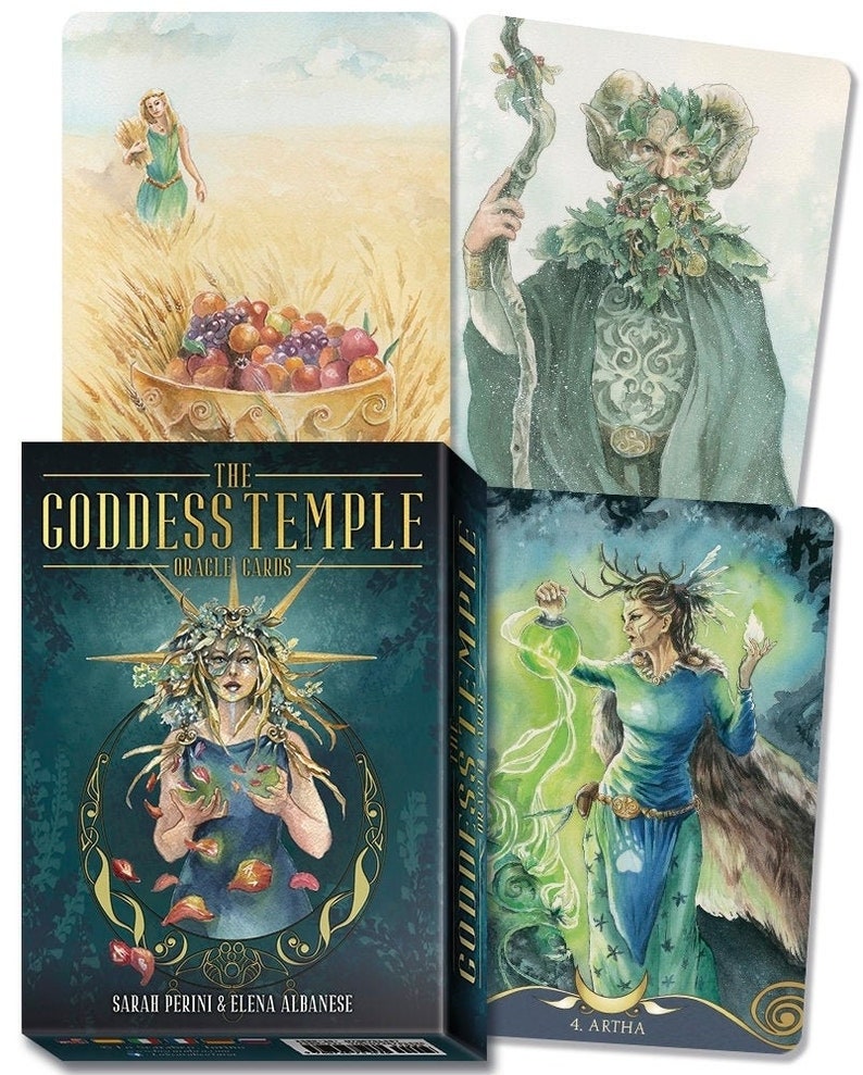 The Goddess Temple Oracle Kit Deck Cards Card Set Magick Magic - Etsy