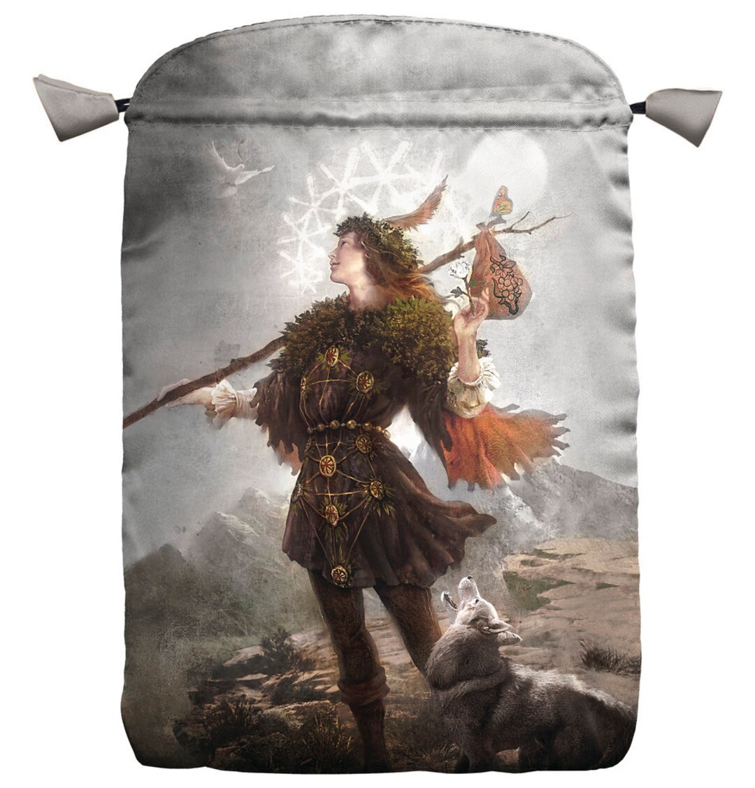 Heaven & Earth Satin Bag Tarot Pouch Wicca Wiccan Witch Craft ...