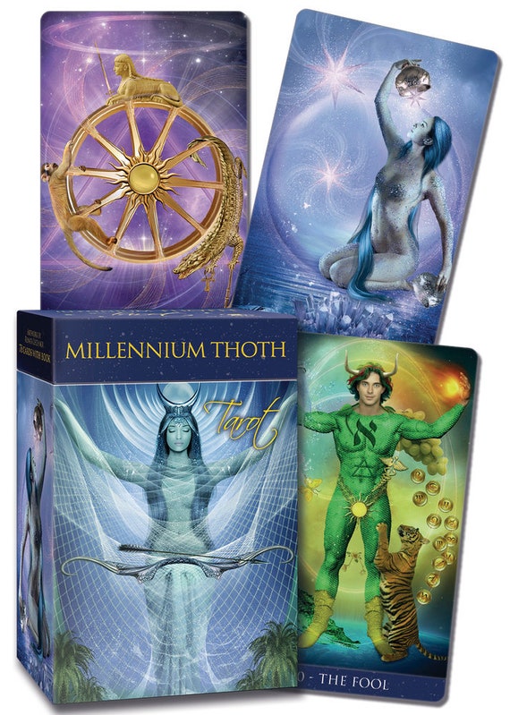 Millennium Thoth Tarot Cards & Guidebook Set Oracle Card Deck - Etsy