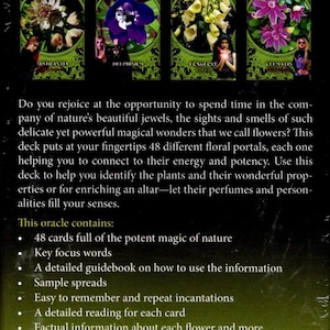 Flower Magic Oracle Cards & Guidebook Set Tarot Card Deck Book Kit ...