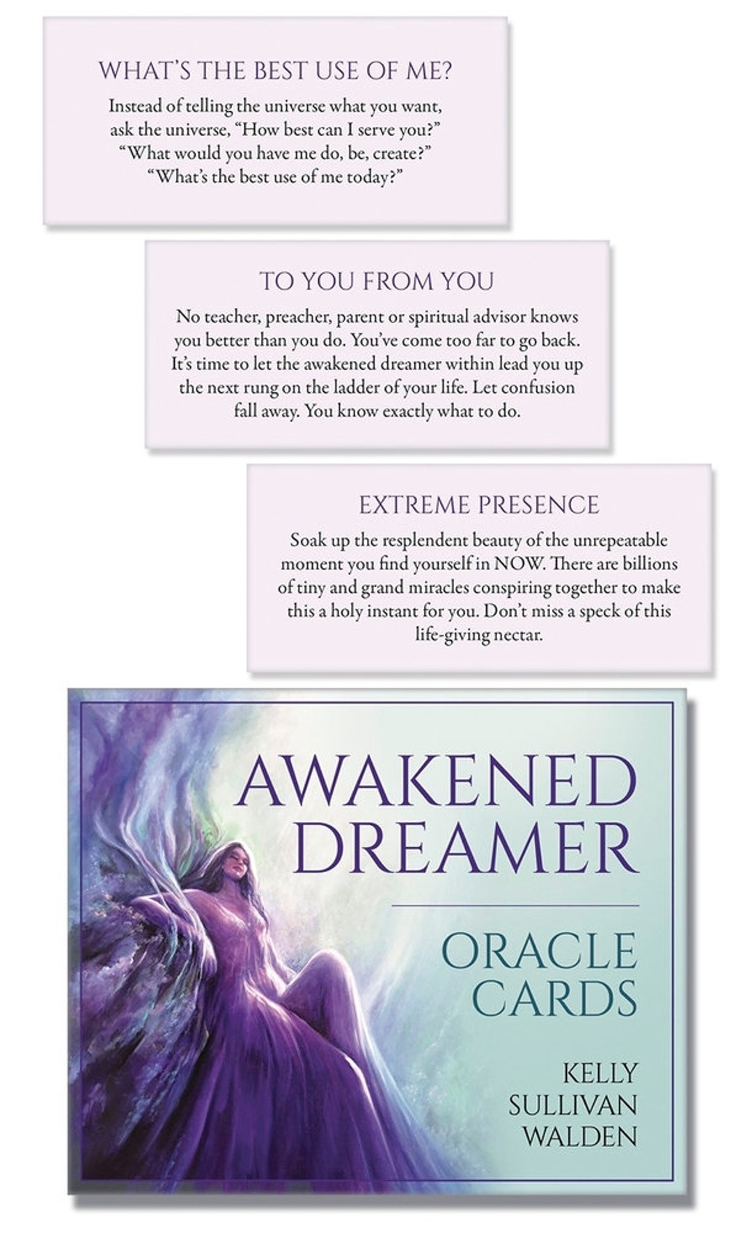 Awakened Dreamer Oracle Cards Affirmation Deck Set Kit Card Fairy ...