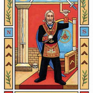 Masonic Tarot Cards & Book Set Oracle Card Deck Kit Mason Masons ...