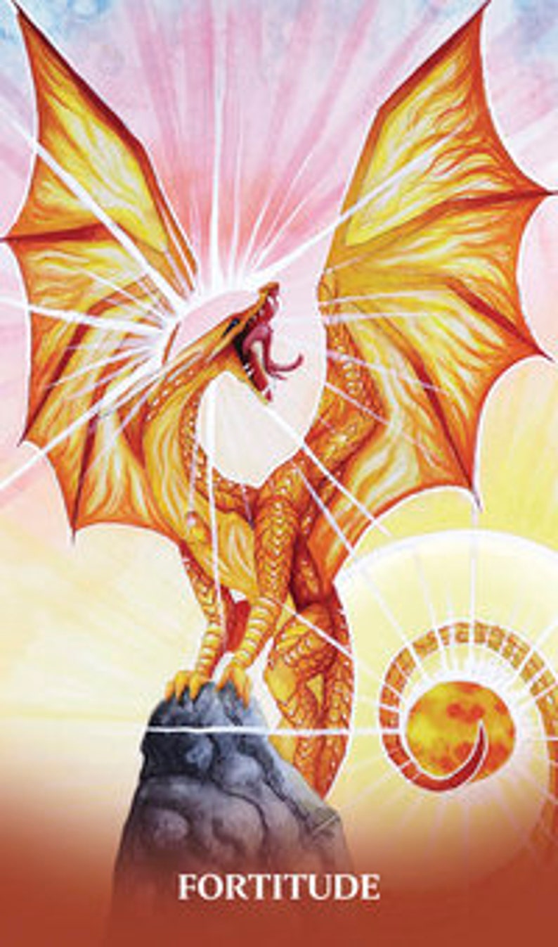 Universal Dragon Oracle Cards and Book Set Tarot Card Deck Fantasy Art ...
