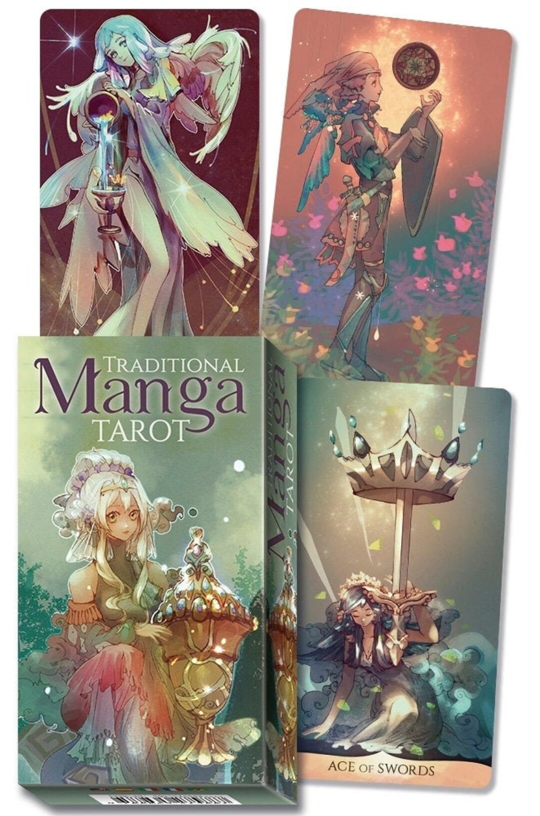 Traditional Manga Tarot Oracle Deck Cards Set Card Booklet Divination ...