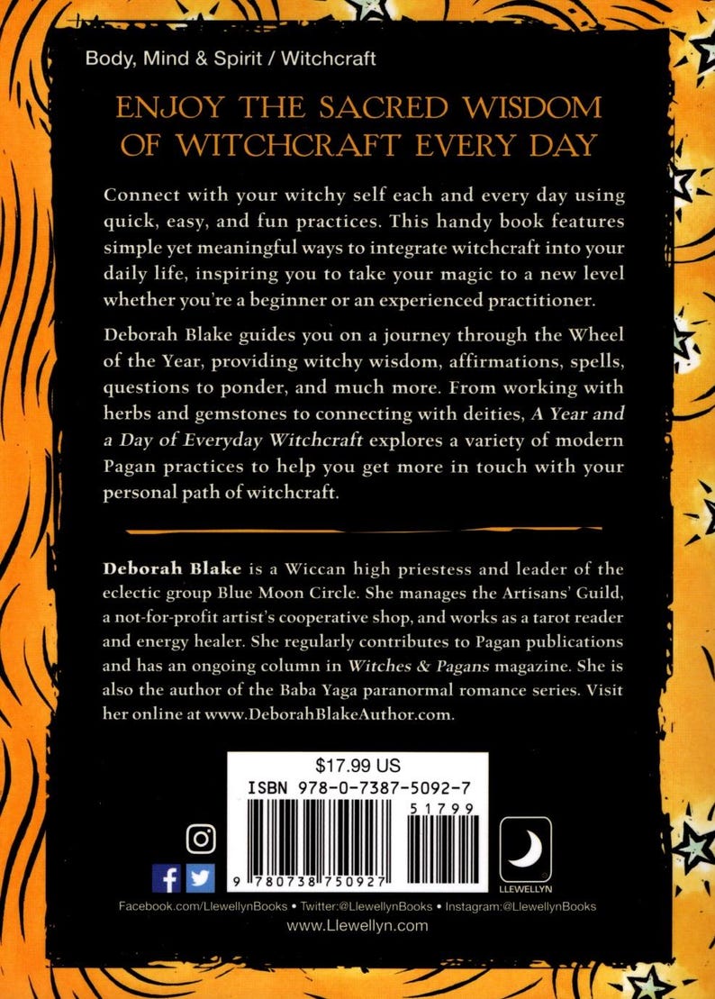 A Year & A Day of Everyday Witchcraft Book 366 Ways to Witchify Your ...