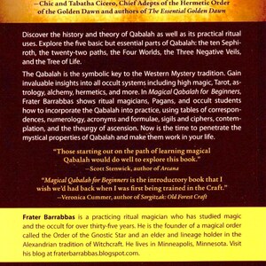 Magical Qabalah for Beginners Book Kabbalah Magick Cabala Magic ...