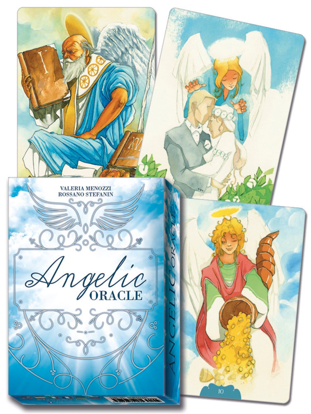 Angelic Oracle Cards Set Tarot Card Deck Booklet Kit Magick Magic Pagan ...