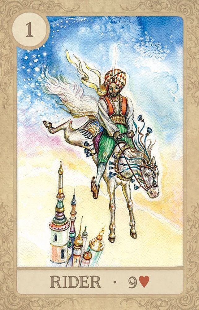 Conte de fées Tarot en étain oracle cartes carte divination kit ...