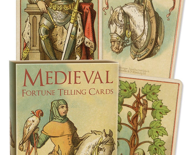 Medieval Fortune Telling Cards & Guidebook Set Oracle Card - Etsy