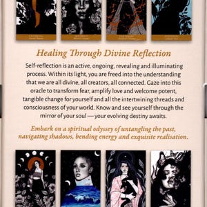 Soul Mirror Oracle Kit Card Deck & Guidebook Set Tarot Cards and Book ...