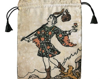 Moon Fairy Satin Bag Tarot Pouch Wicca Wiccan Witch Craft Witchcraft ...