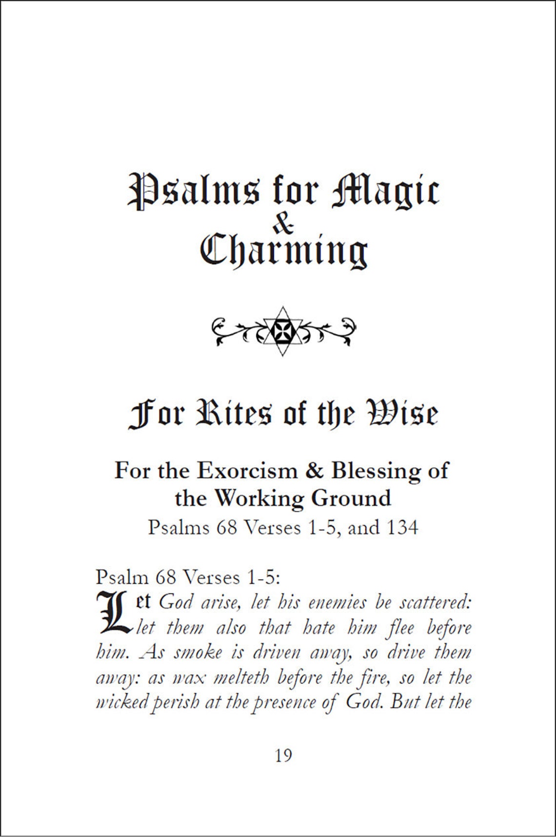 Charmers' Psalter Book Psalms for Magic & Charming Christian Folk ...