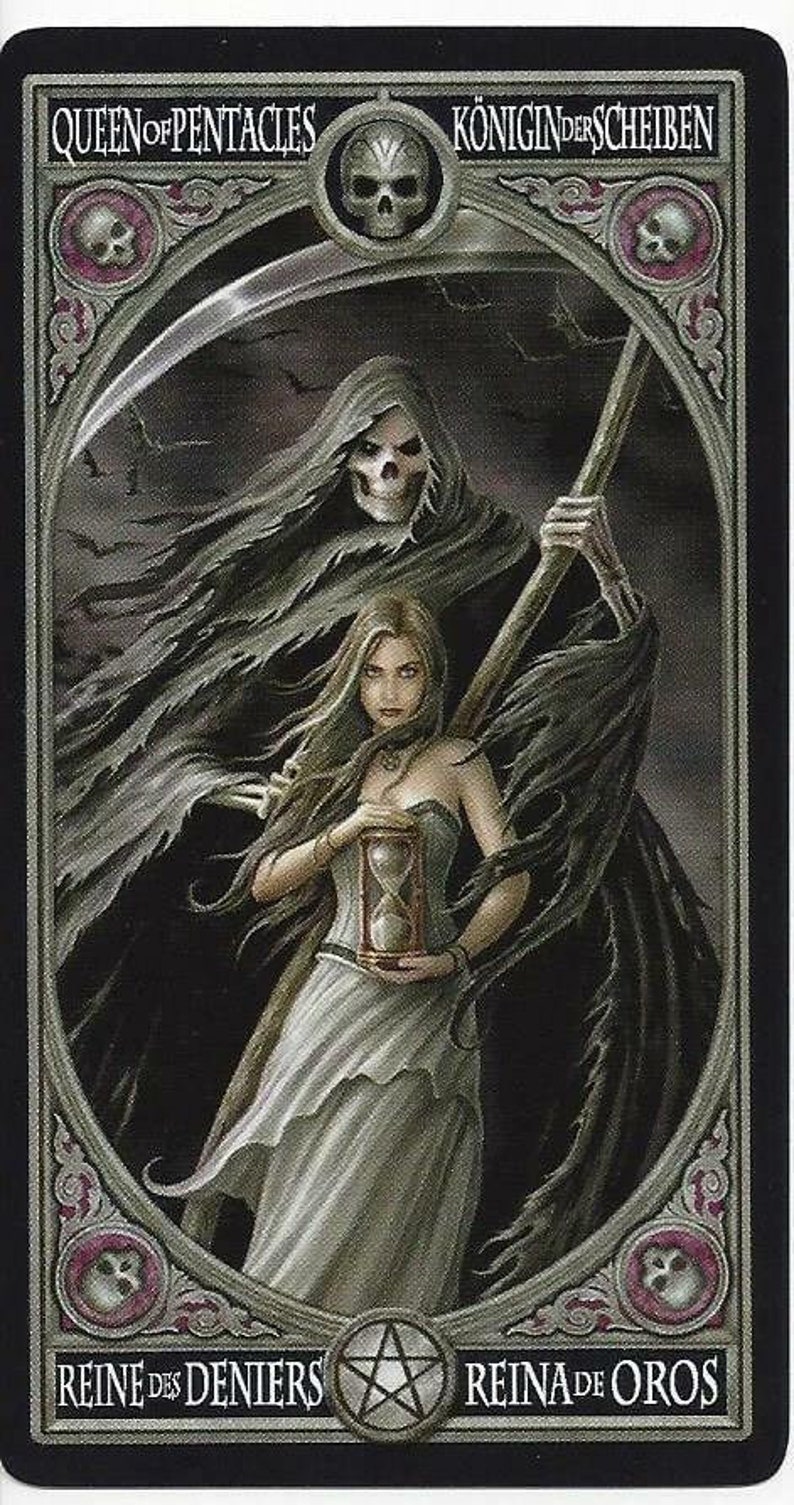 Gothic Tarot Deck Cards Set by Anne Stokes Oracle Card Booklet Kit ...