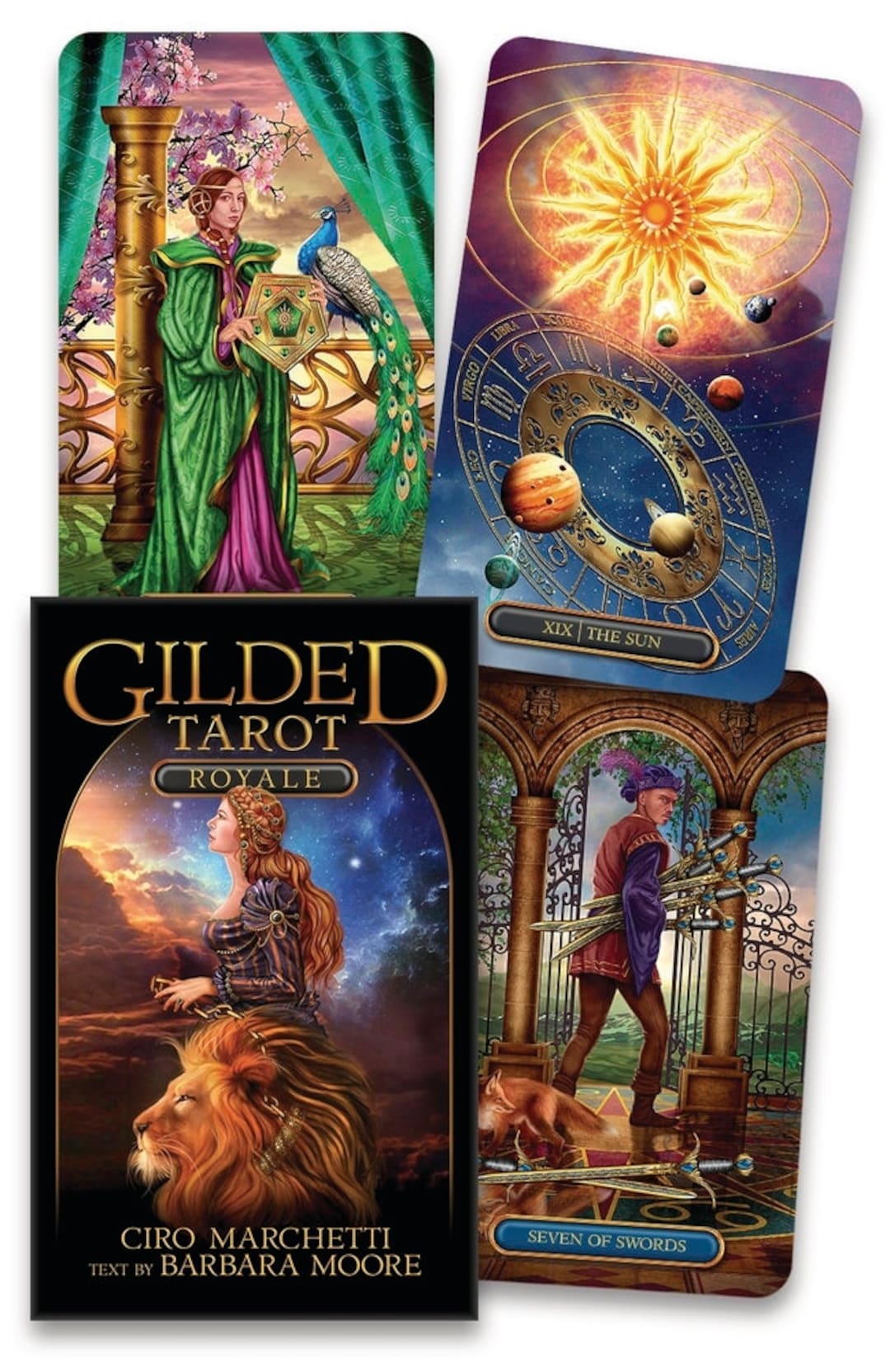Gilded Tarot Royale Deck Cards Set Oracle Card Booklet Divination ...