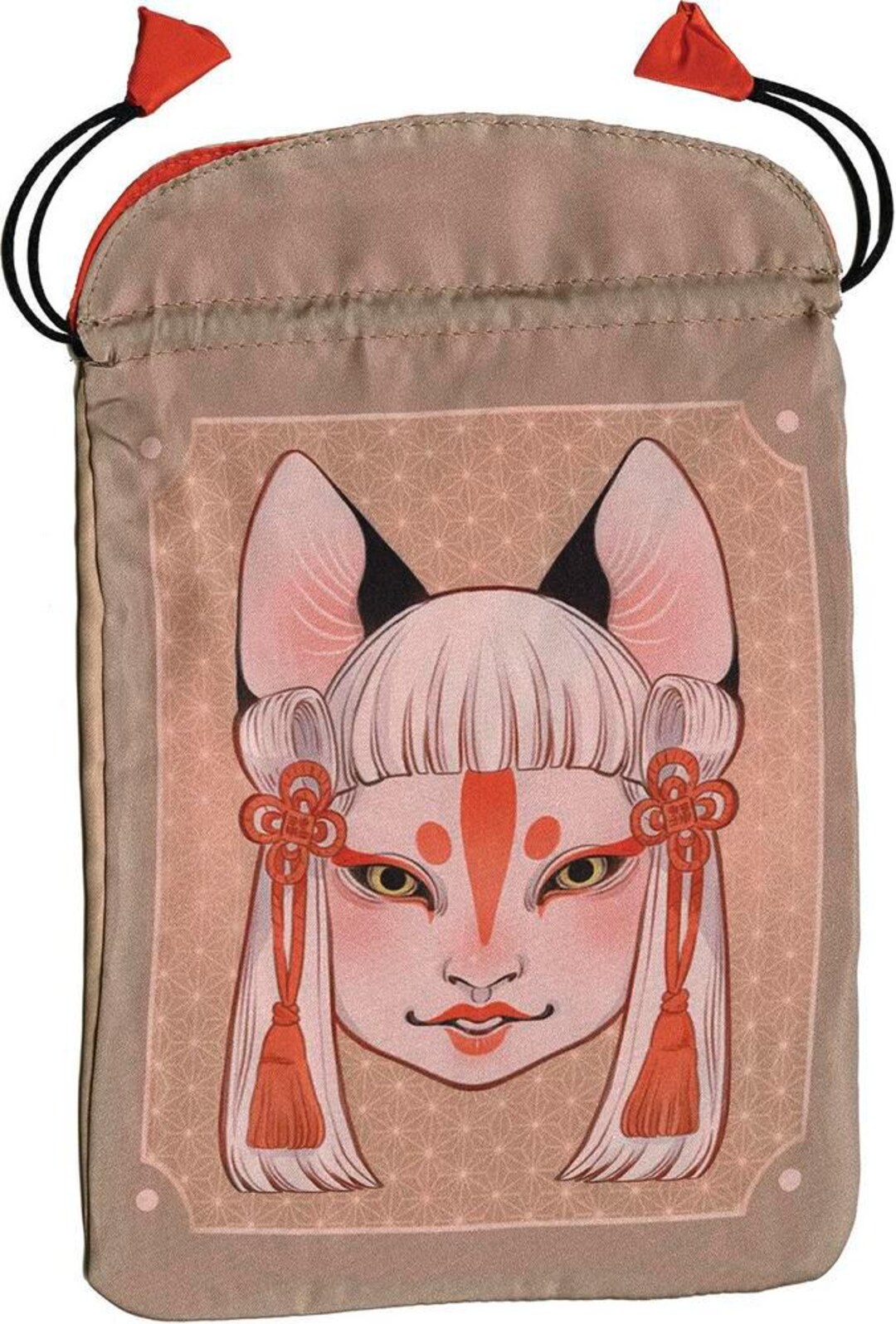 Yokai Satin Bag Tarot Pouch Wicca Witch Craft Witchcraft Pagan Perfect for Crystals Runes ...