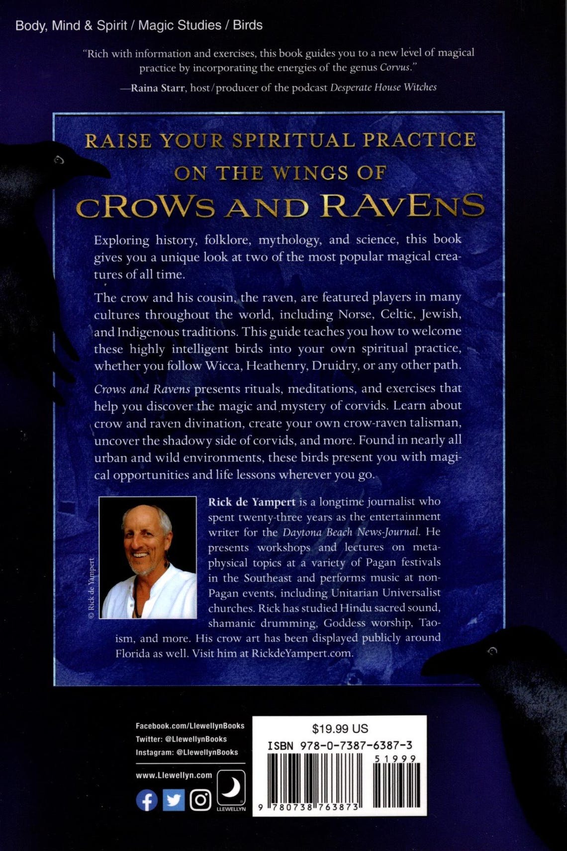 Crows and Ravens Book Mystery Myth & Magic of Sacred Corvids Crow ...