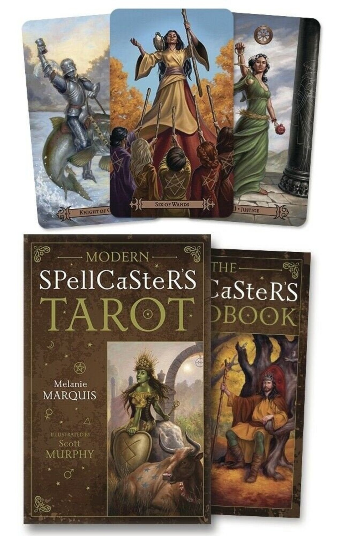 Modern Spellcaster's Tarot Kit Card Deck & Guidebook Set Oracle Cards ...