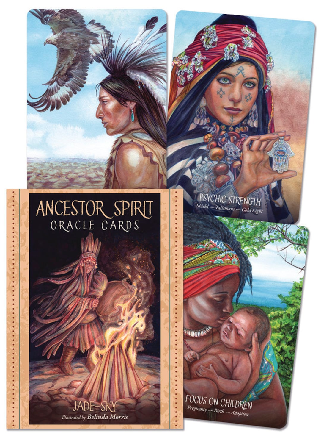 Ancestor Spirit Oracle Cards Kit Card Deck & Guidebook Set Book Tarot ...