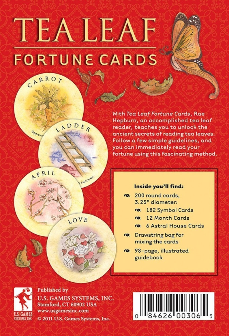 Tea Leaf Fortune Cards Kit Card Deck & Guidebook Set Oracle | Etsy