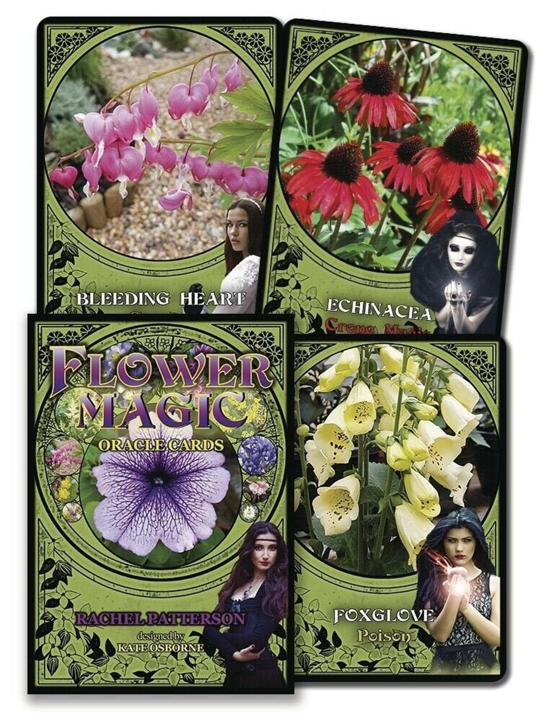 Flower Magic Oracle Cards & Guidebook Set Tarot Card Deck Book Kit ...