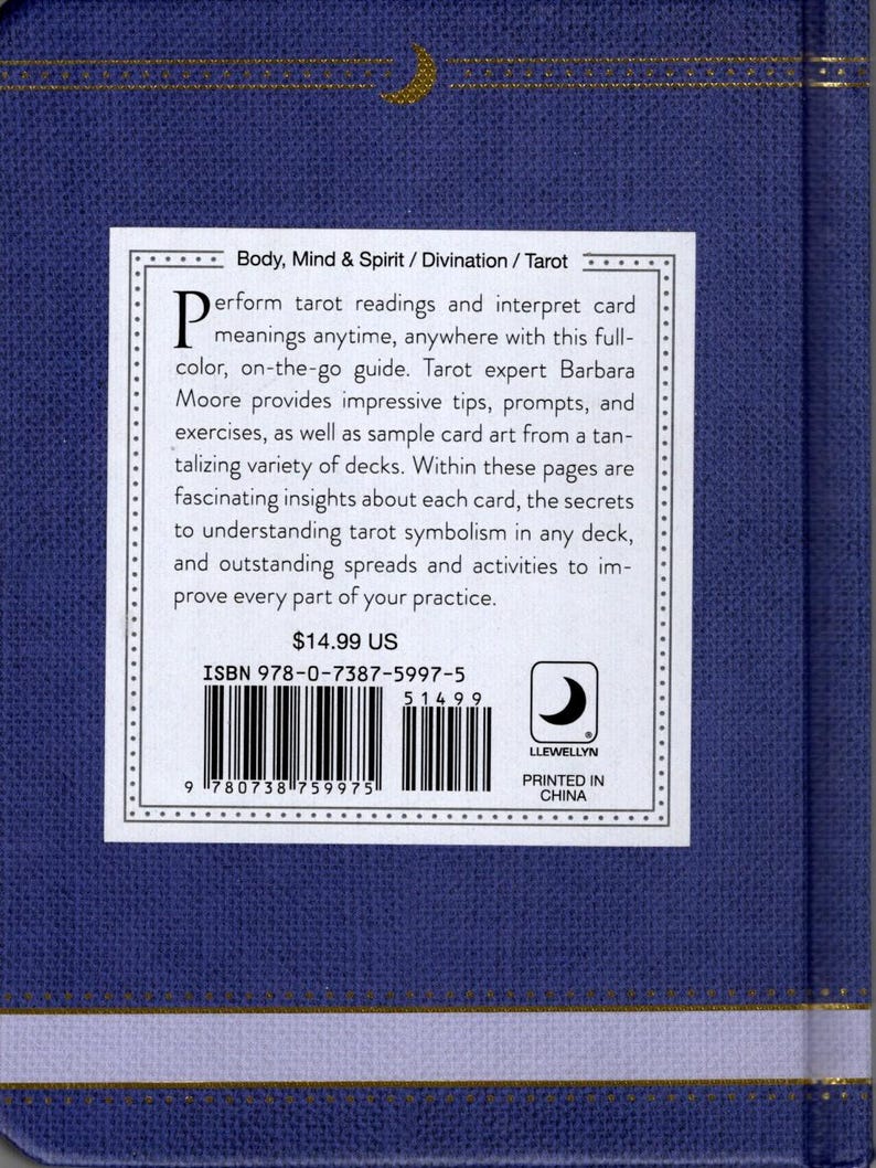 Little Book of Tarot Magick Witch Craft Witchcraft Pagan Wicca Wiccan ...