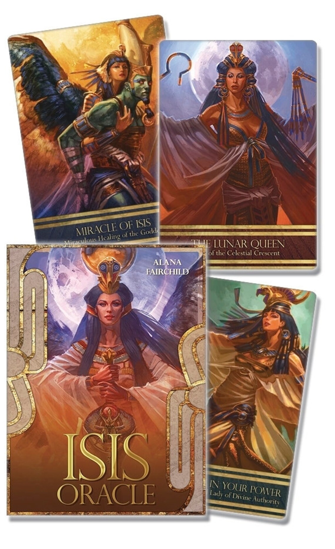 Isis Oracle Cards & Guidebook Set Tarot Card Deck Book Kit Magick Magic ...