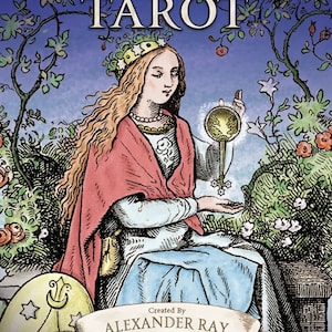 Old Style Tarot Deck Cards Set Fantasy Art Oracle Card Book Divination ...