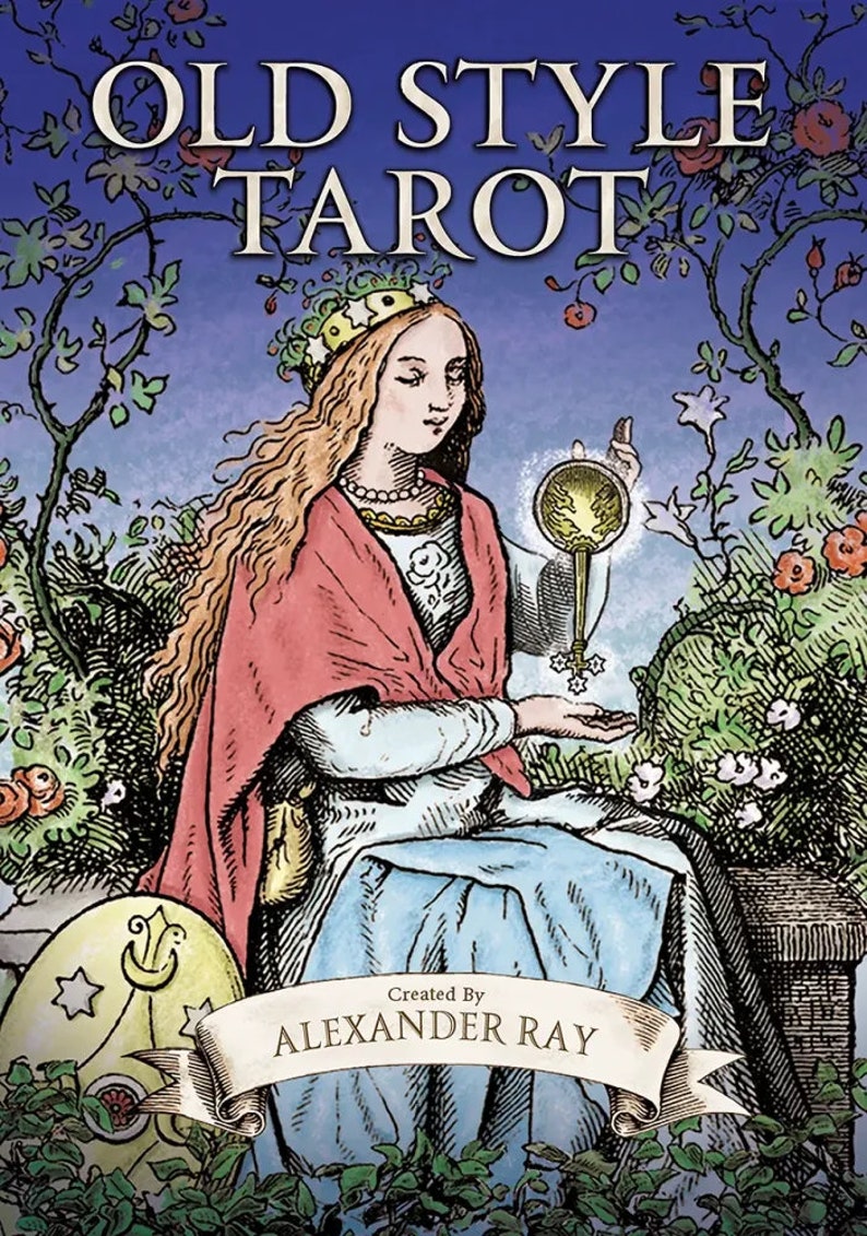 Old Style Tarot Deck Cards Set Fantasy Art Oracle Card Book Divination ...