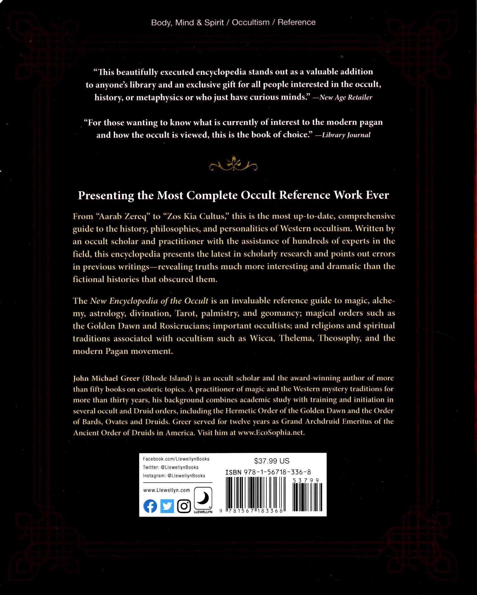 Encyclopedia of the Occult Book Magic Magick Witch Craft Witchcraft ...