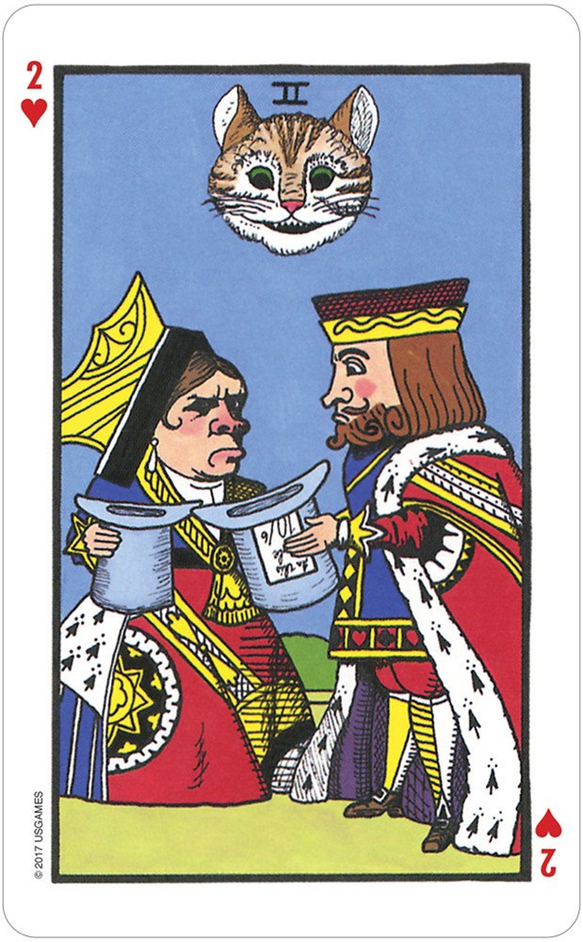Alice im Wunderland Tarot in Blech Orakel Karten Karten Wahrsage kit ...