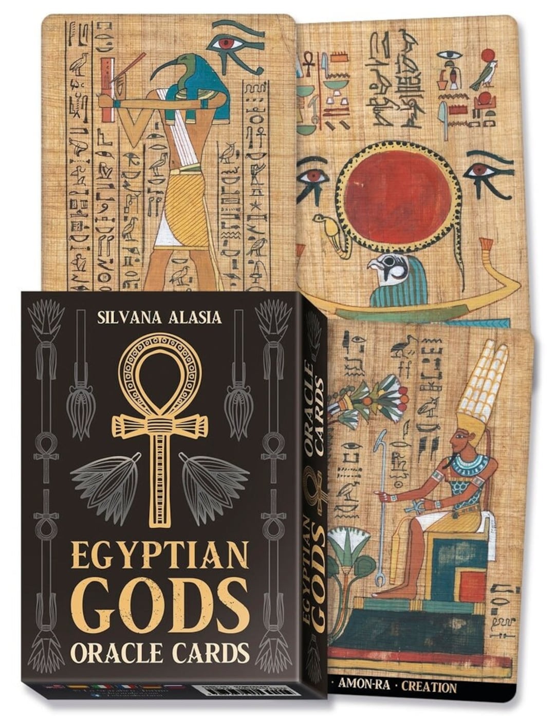 Egyptian Gods Oracle Cards Set Tarot Card Deck Booklet Kit Magick Magic ...