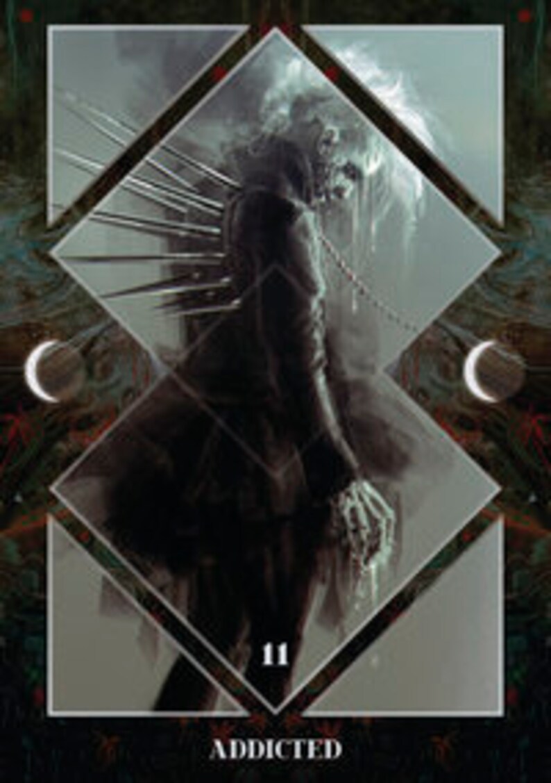 Dark Mirror Oracle Deck Cards Set Fantasy Art Tarot Card & - Etsy