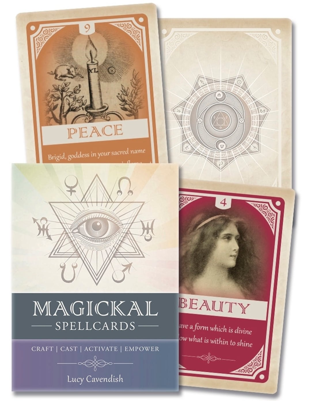 Magickal Spellcards Set Spell Cards Card Deck Book Kit Fantasy Art ...