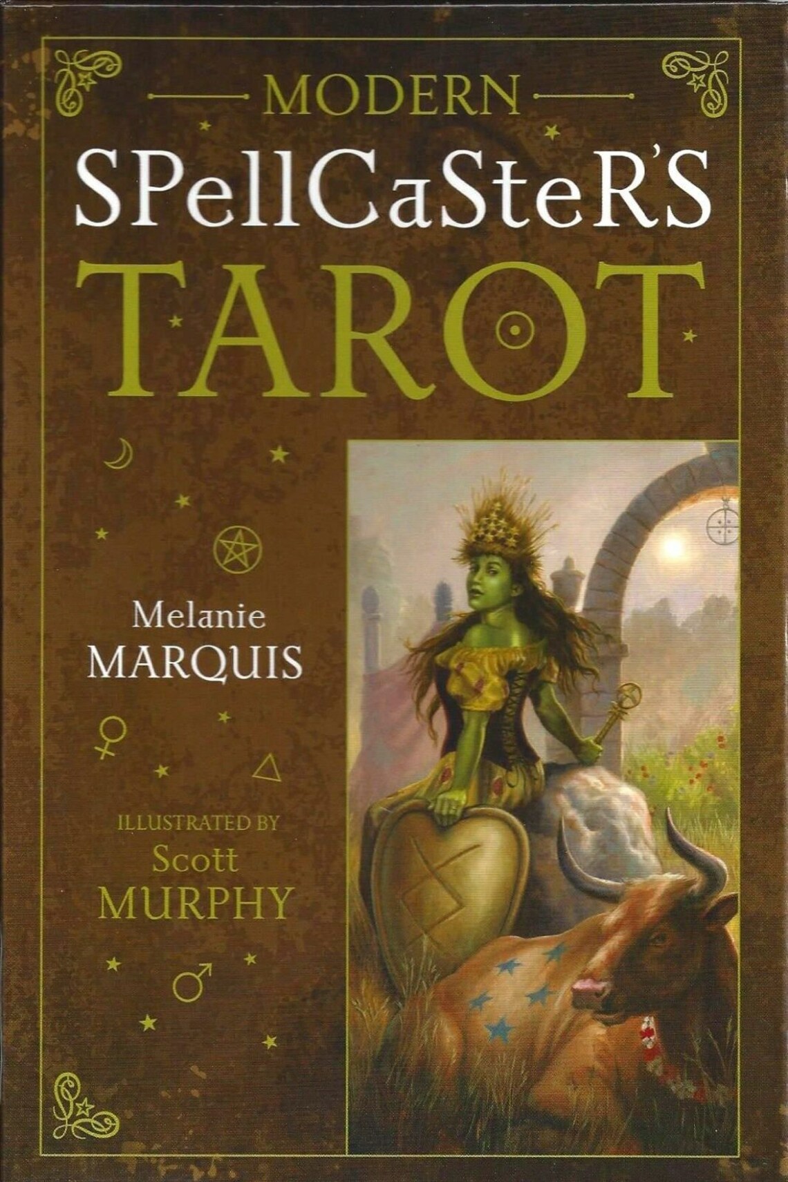 Modern Spellcaster's Tarot Kit Card Deck & Guidebook Set Oracle Cards ...
