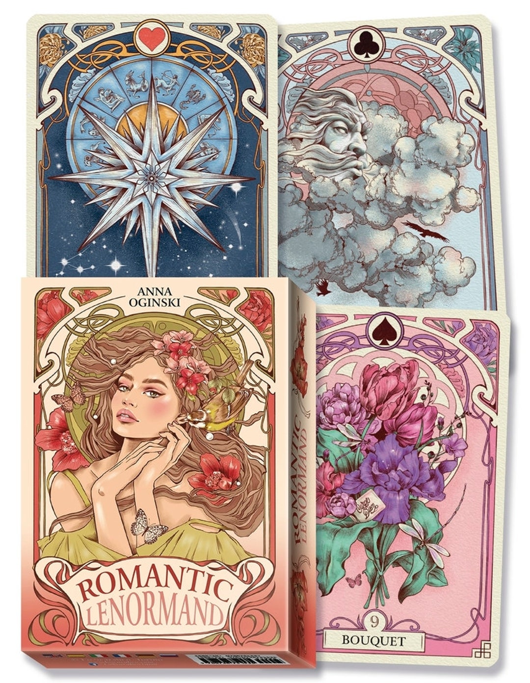 Romantic Lenormand Kit Card Deck & Guidebook Set Marchetti's Oracle ...