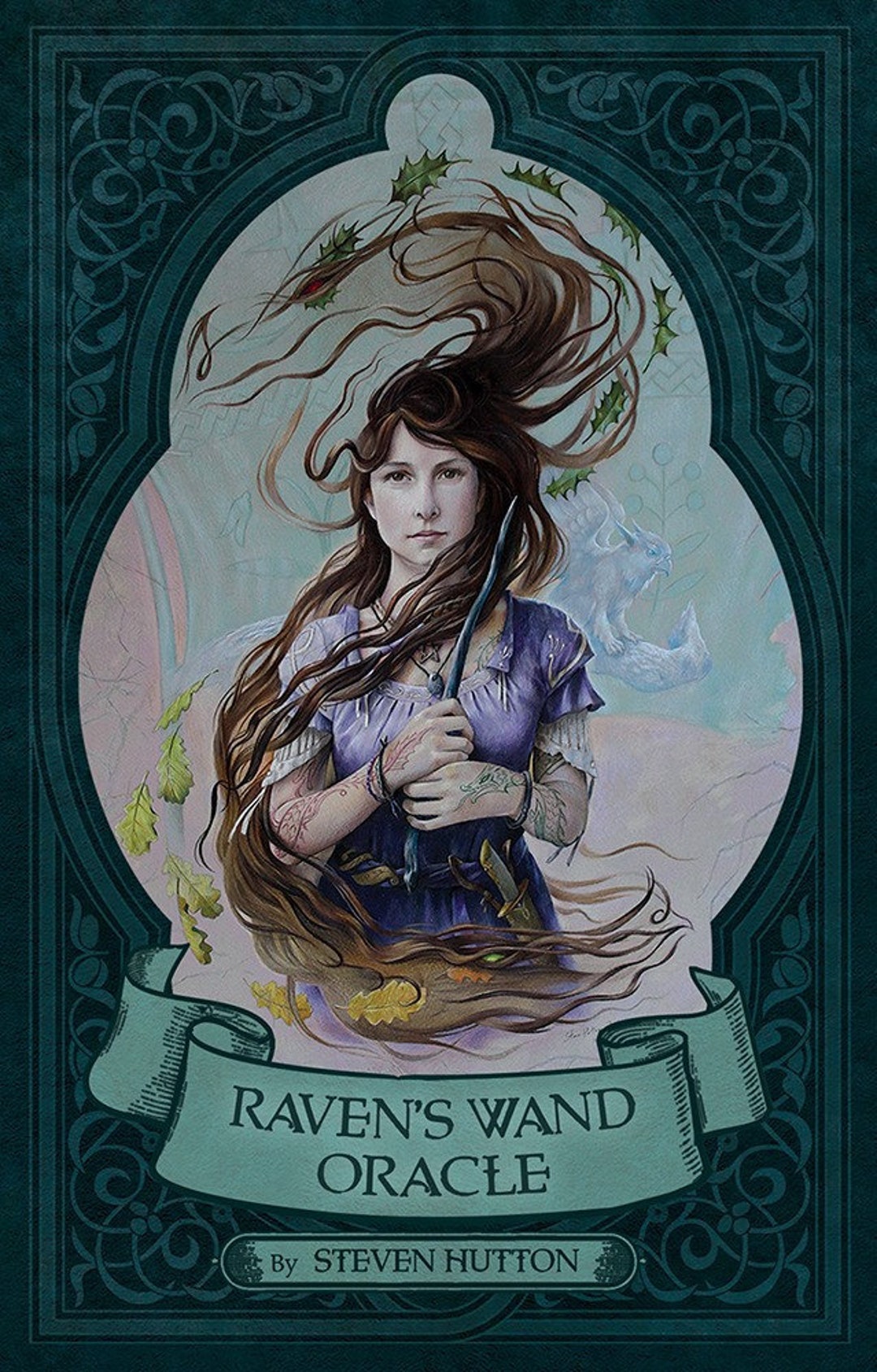 Raven's Wand Oracle Cards & Guidebook Set Tarot Card Deck Book Kit ...