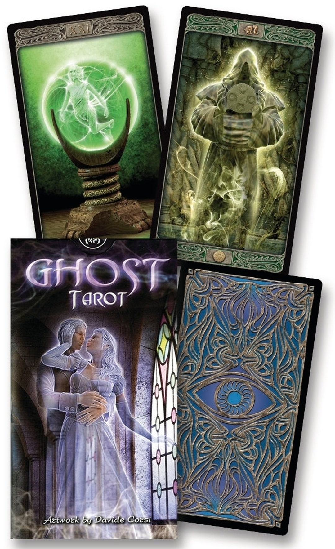Ghost Tarot Deck Cards Set Fantasy Art Spirits Oracle Card Booklet ...