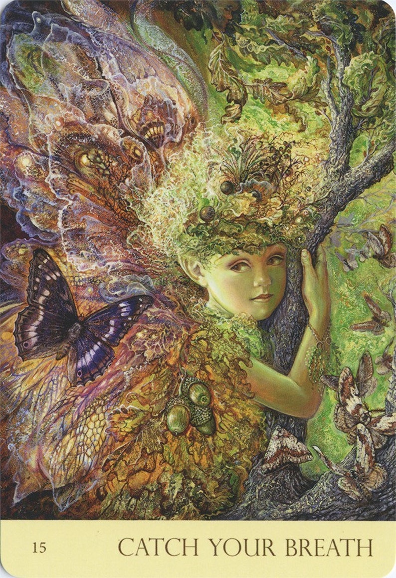Nature's Whispers Oracle Cards & Guidebook Set Josephine Wall Tarot ...