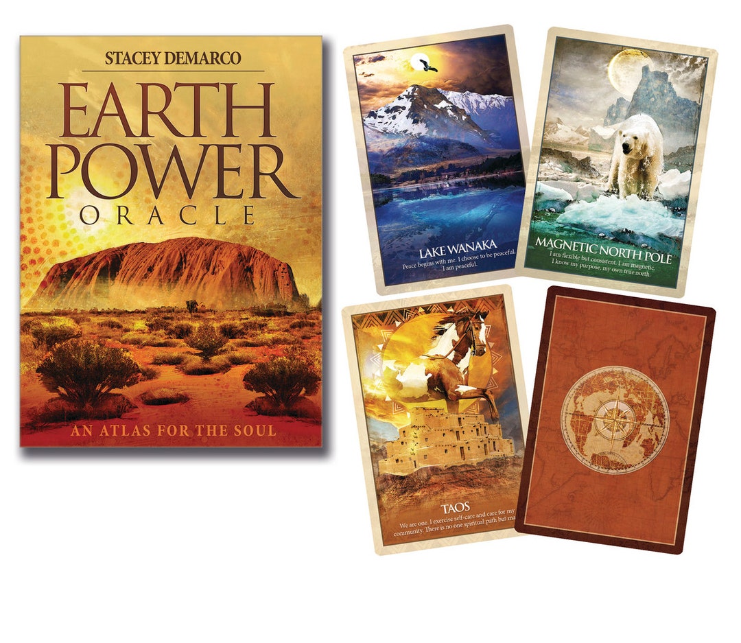 Earth Power Oracle Cards & Guidebook Set Tarot Card Deck Book Kit ...