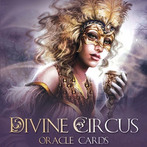 Divine Circus Oracle Cards and Guidebook Set Tarot Card Deck & Book Kit ...